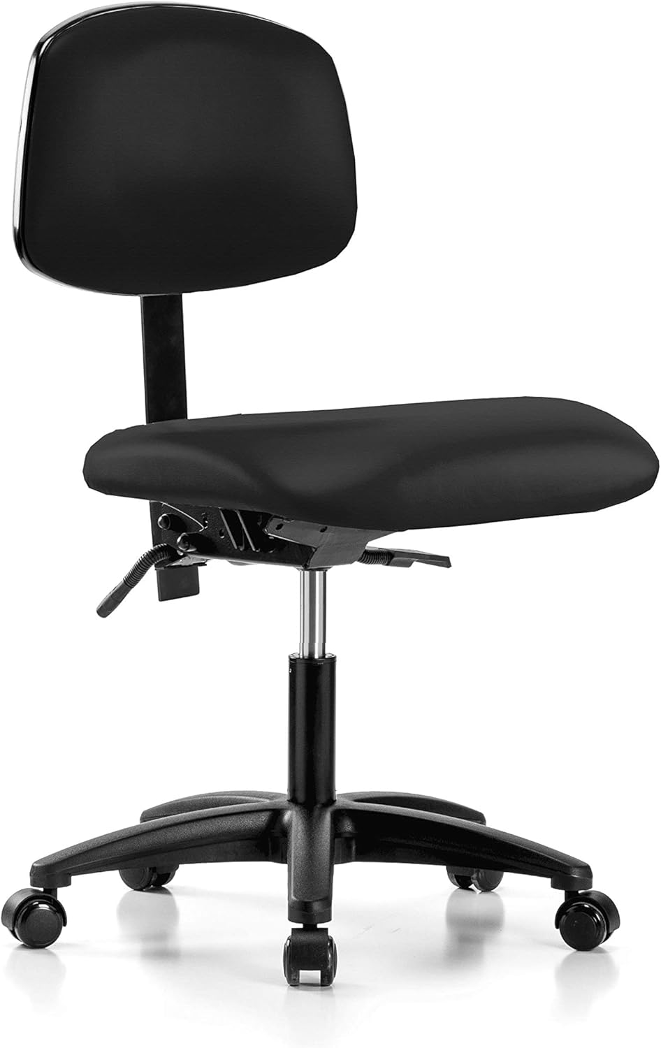 Amazon.com: Perch Rolling Lab Chair with Adjustable Back Support | Desk ...