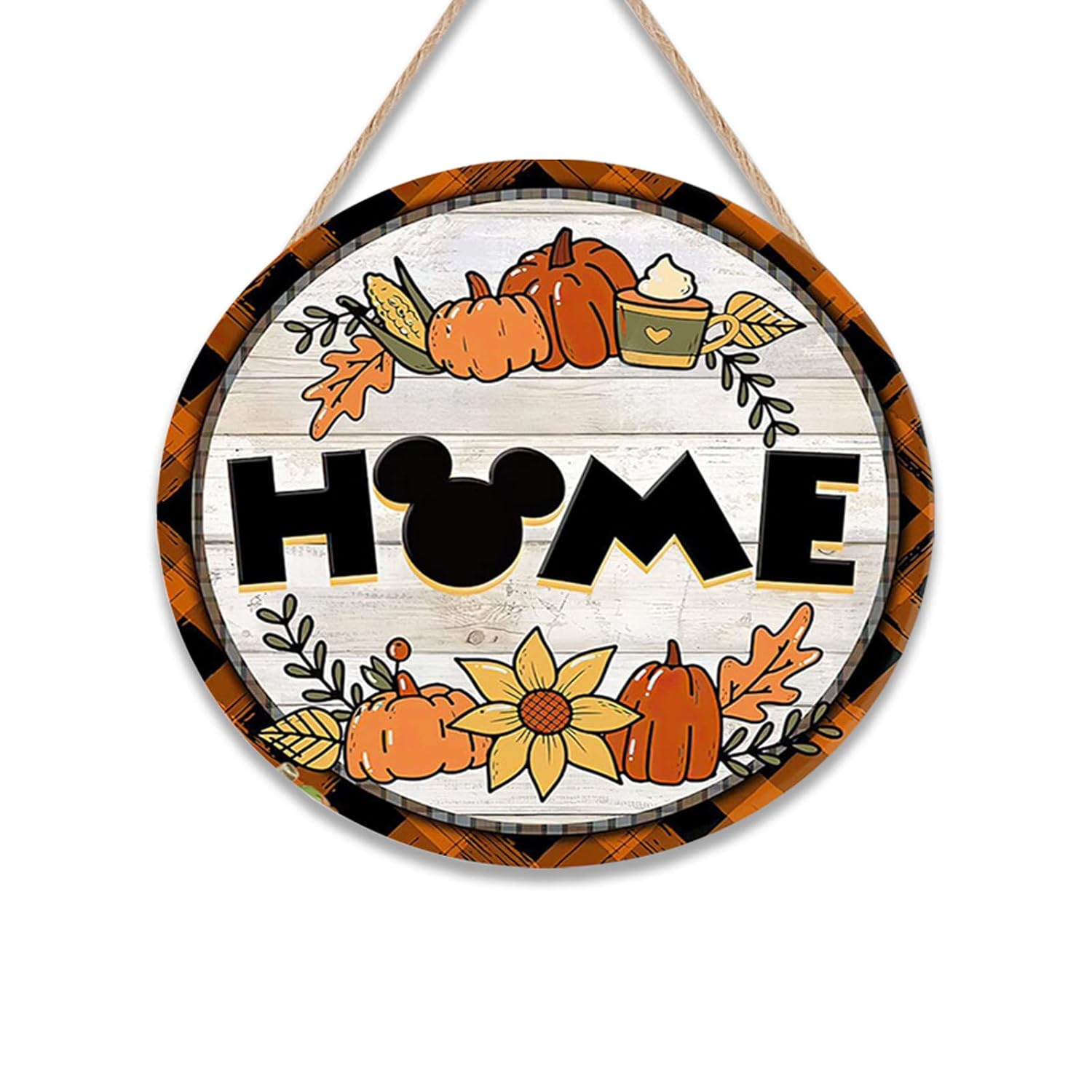Thanksgiving Decorations Hello Fall Wood Sign Home Pumpkin Welcome Sign ...