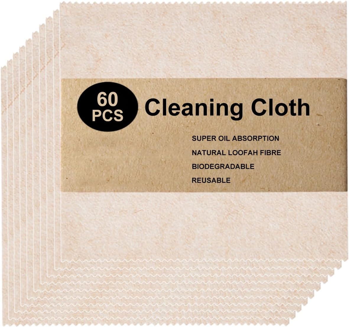 Amazon.com: Small Reusable Cleaning Cloths, 6 x 10 inch, Super ...