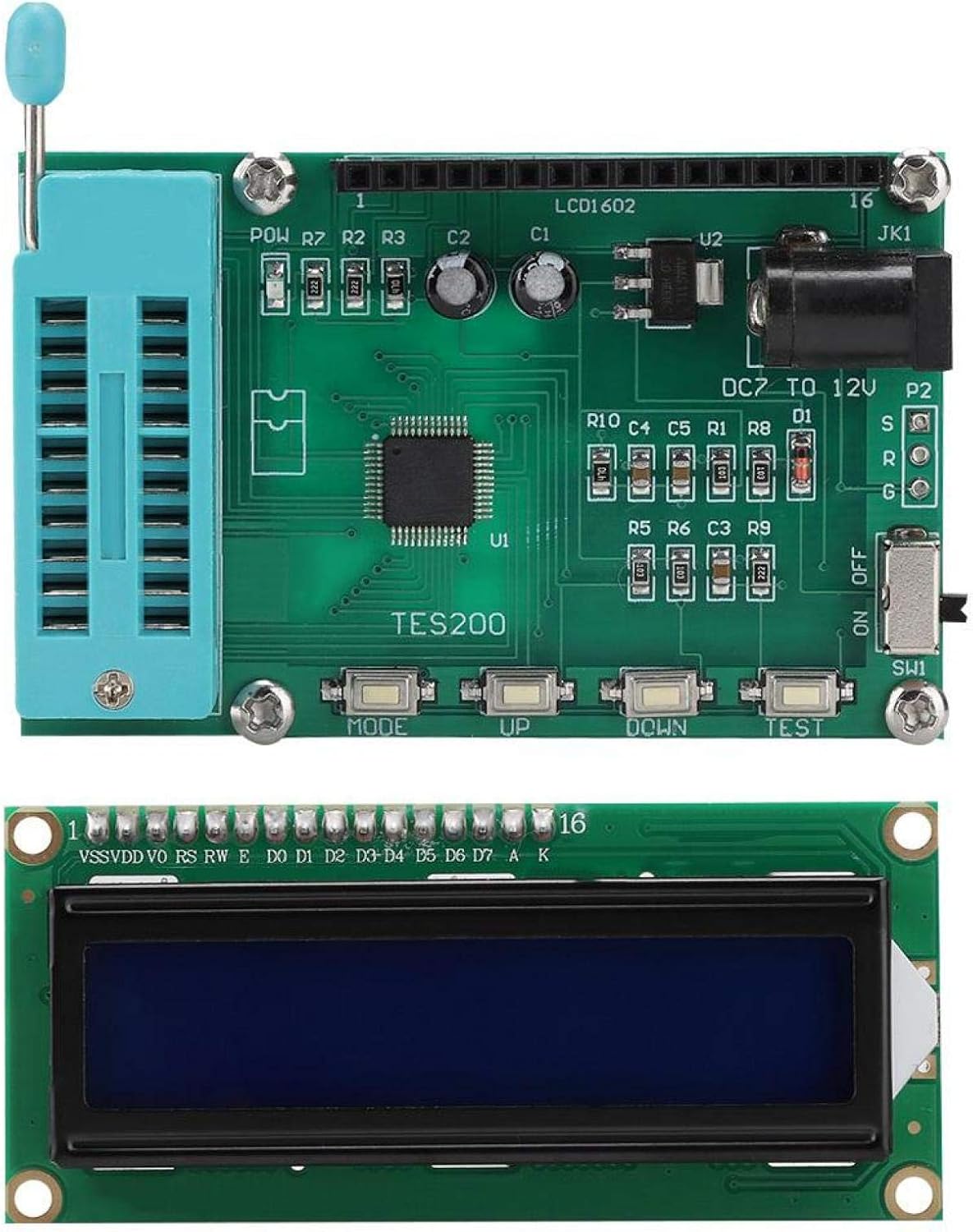 Buy Zyyini IC Tester, Logic Gate Tester, Digital Meter, TES200 Digital ...