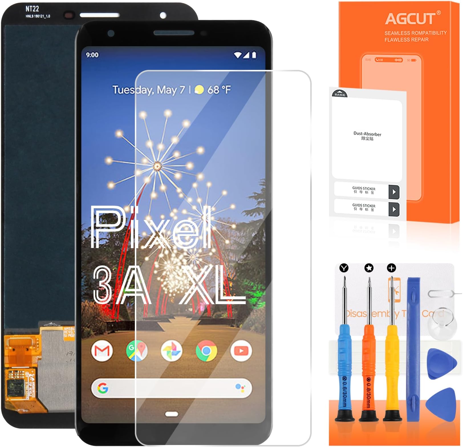 Amazon.com: OLED for Google Pixel 3A XL Screen Replacement for Google ...