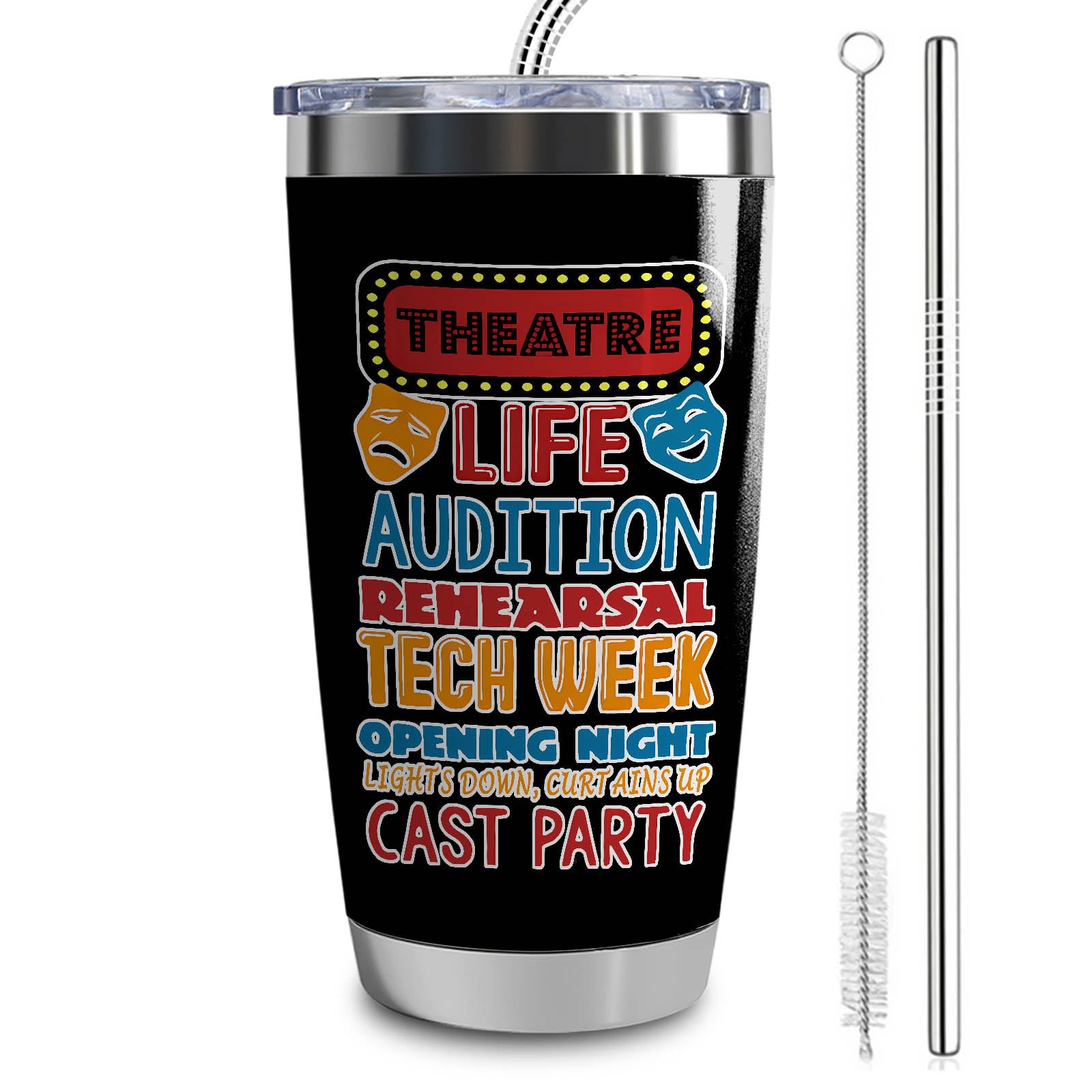 Amazon.com | LLKJHGE Theater Gifts Tumbler for Women Men,20 oz ...