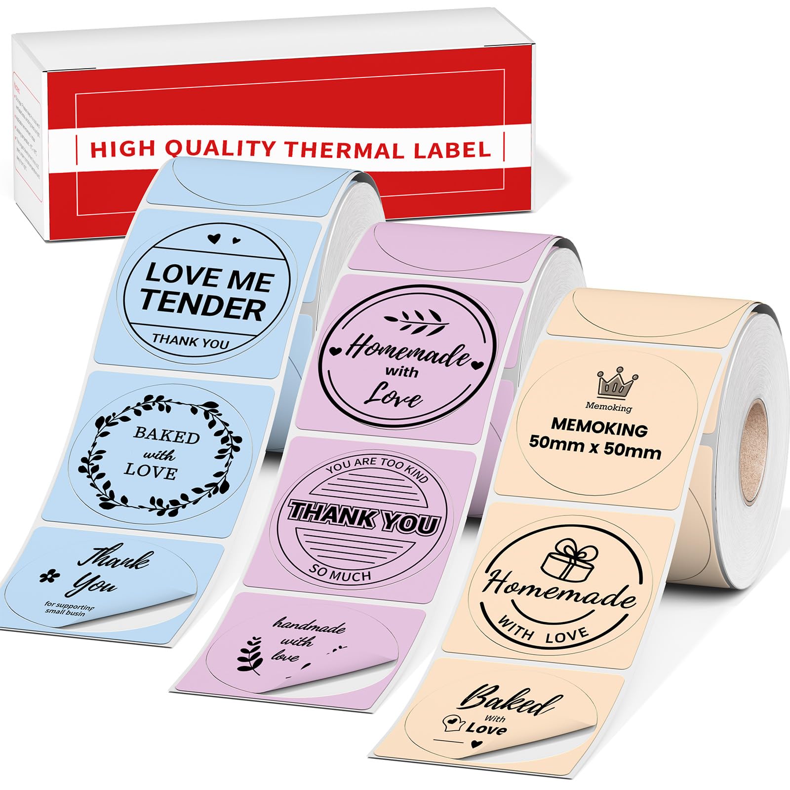 Snapklik.com : M220 Label, M110 Thermal Labels Round - 1.96"(50mm) M100 ...