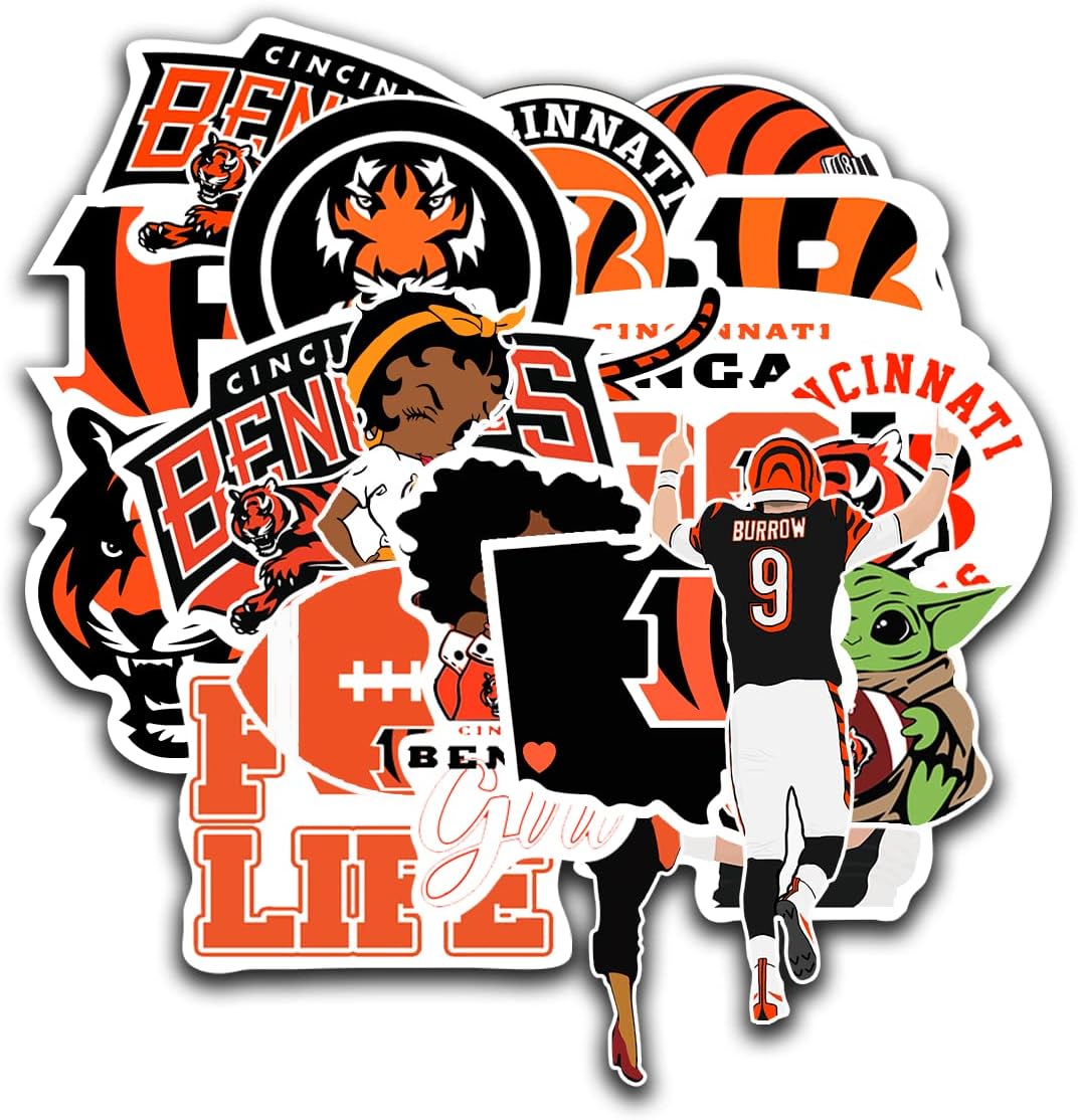 Amazon.com: 25 PCS American Football Rugby Stickers for Water Bottle ...