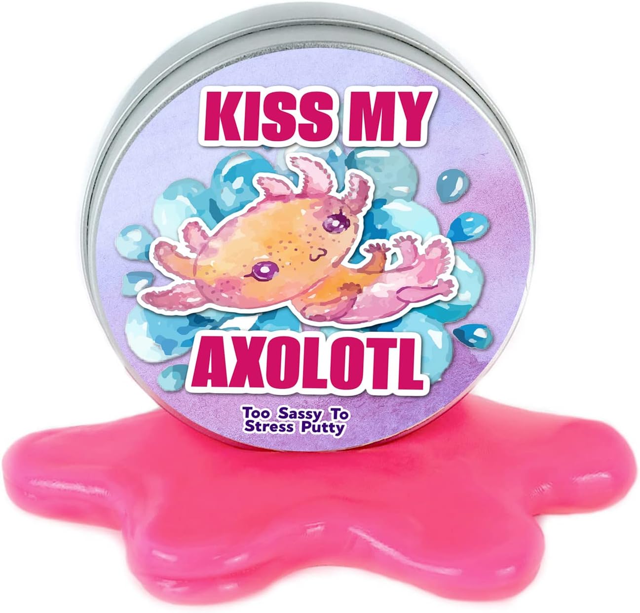 Amazon.com: Kiss My Axolotl Stress Putty - Hilarious Animal Present to ...