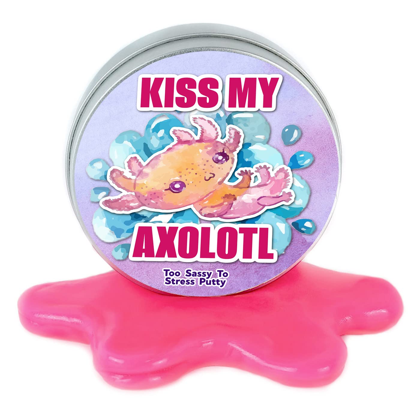 Amazon.com: Kiss My Axolotl Stress Putty - Hilarious Animal Present to ...