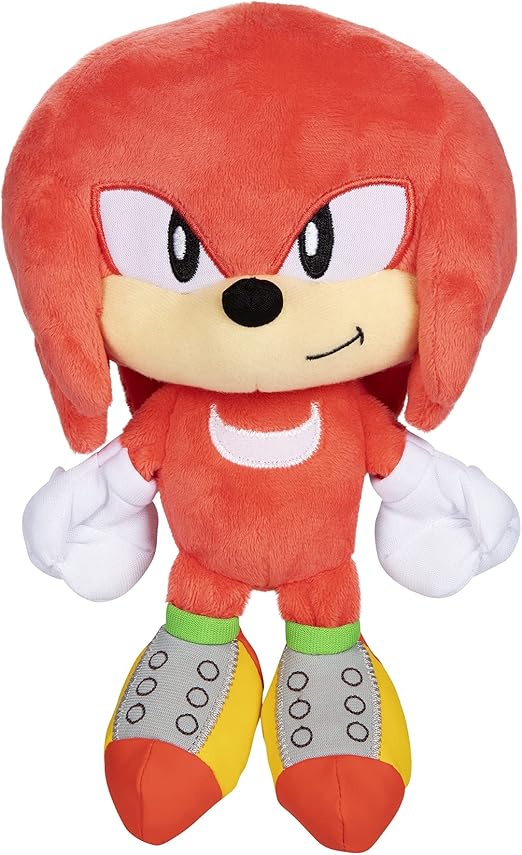 Amazon.com: Sonic The Hedgehog 9" Basic Plush – Knuckles (Polygbag 4L ...