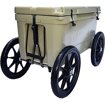 Amazon.com : Cooler Wheel Kit with 10" Pneumatic Rubber Tires for YETI ...