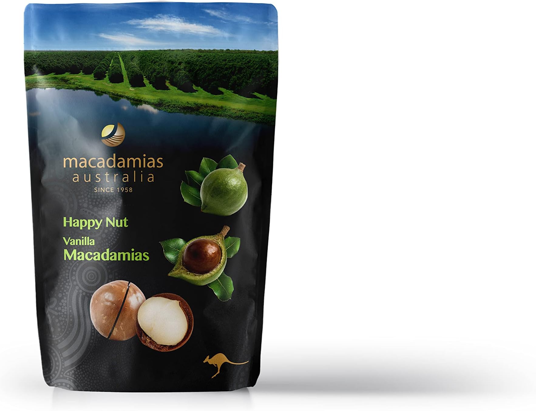 Amazon.com : Macadamias Australia Happy Nut Vanilla Macadamias 225g ...