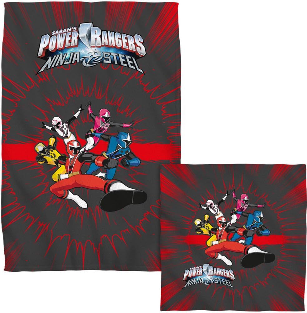 Amazon.com: Power Rangers Ninja Team Hand Towel (White, One Size): Home ...
