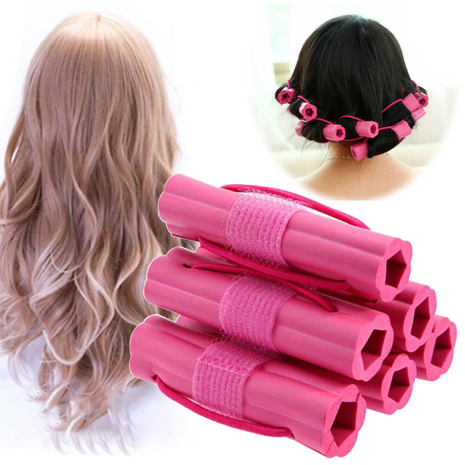 Amazon.com : Heatless Overnight Blowout Rollers for Curling and Styling ...