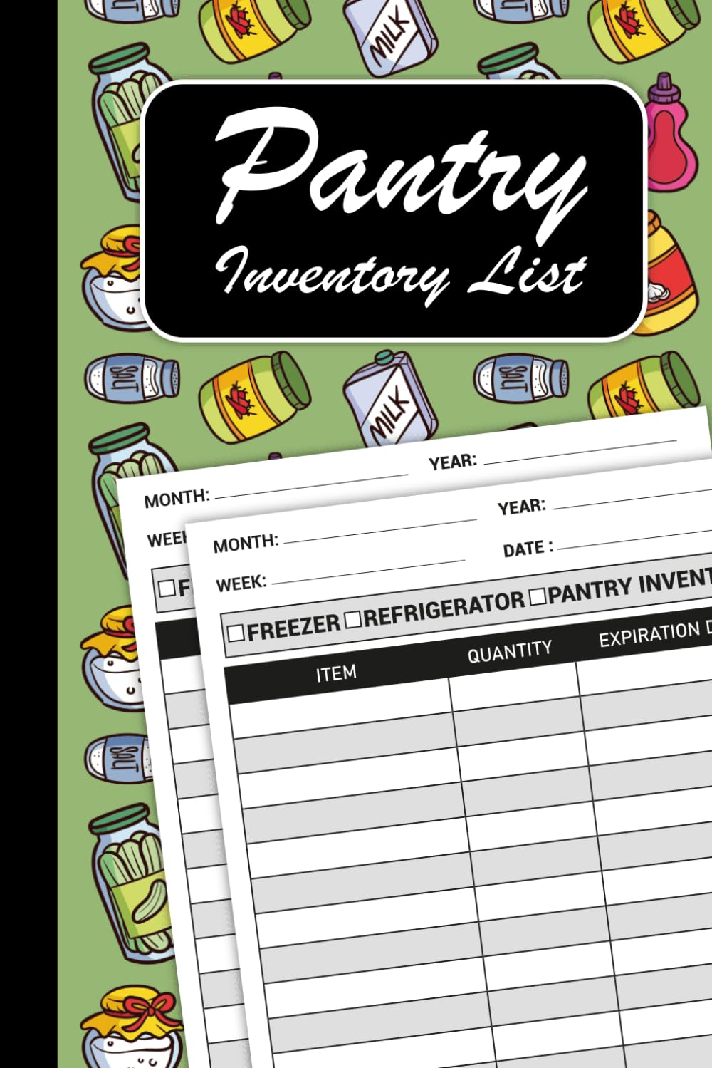 Pantry Inventory List: Book To Keep Foods Expiration Date Of Food Items ...