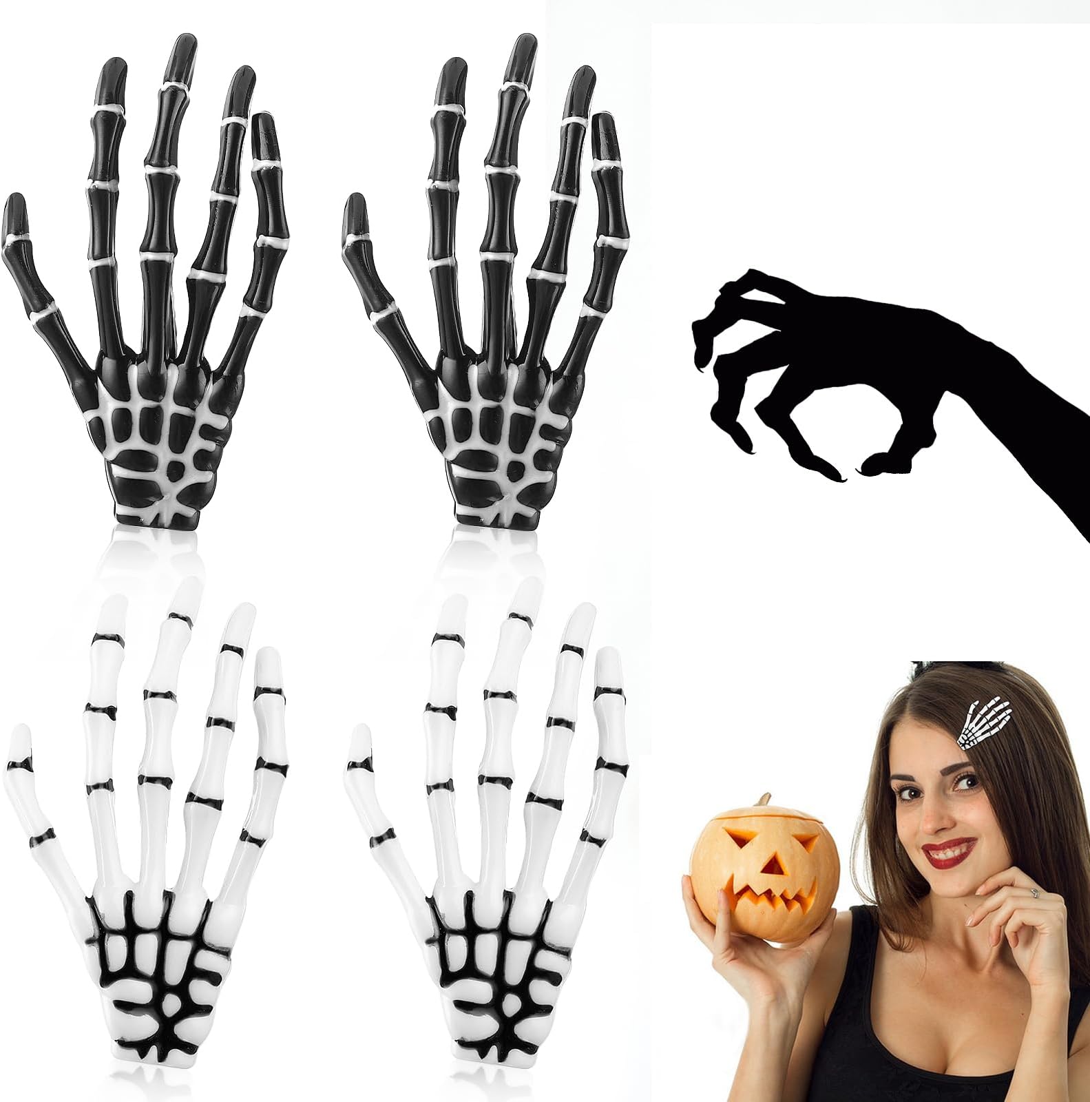 Amazon.com : 8pcs Gold Bow Small Hair Clips - Cute Bow Hair Claw Clips ...