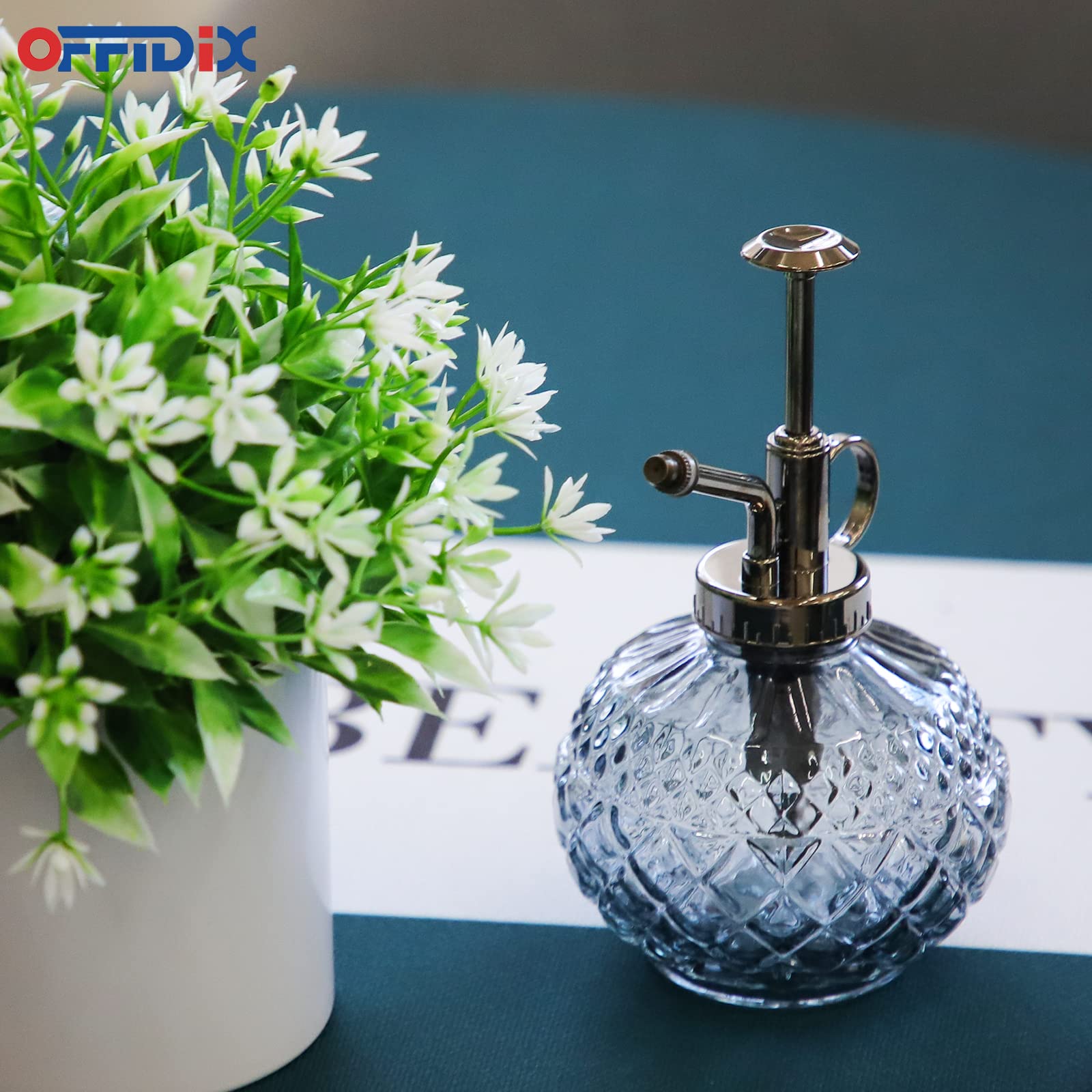 Snapklik.com : OFFIDIX Plant Mister, Vintage Glass Spray Bottle, Flower ...