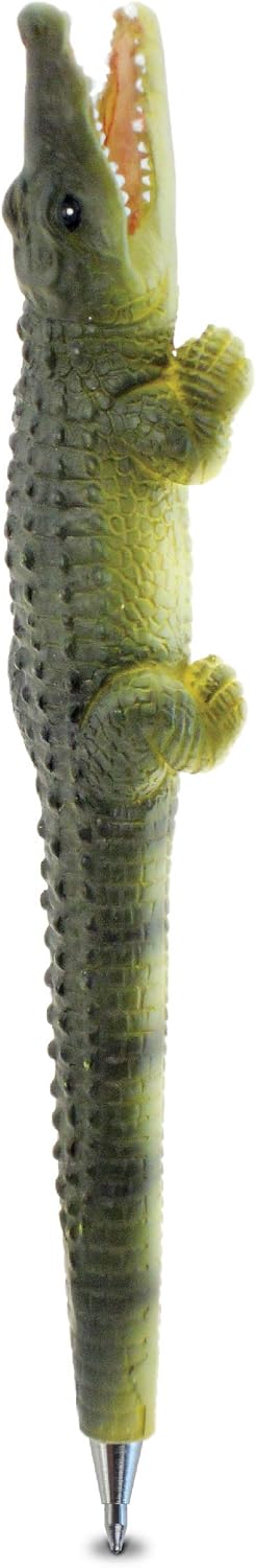 Amazon.com: Puzzled Resin Planet Alligator Pen : Office Products