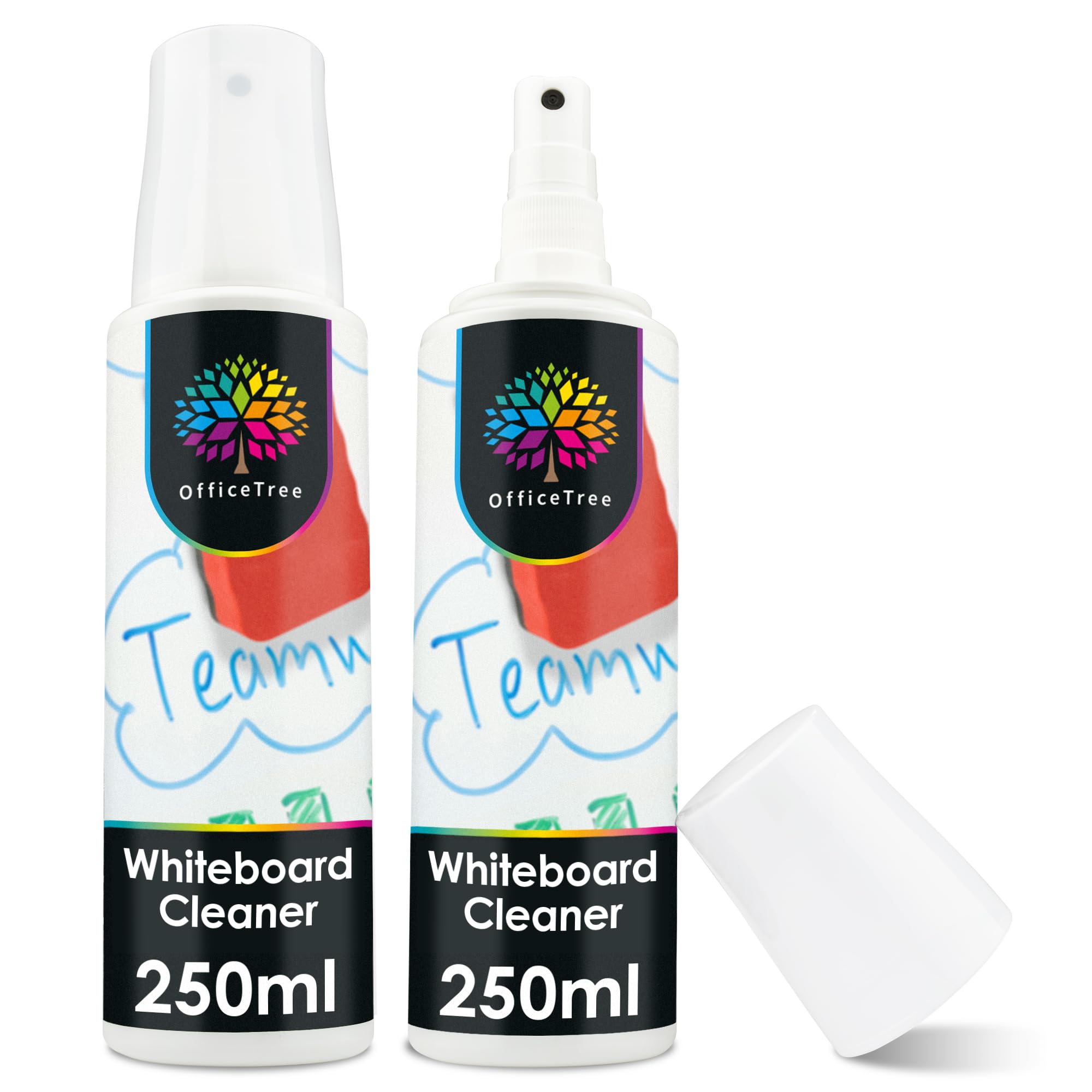 OfficeTree 2 x whiteboard cleaner spray 250ml - whiteboard cleaner ...