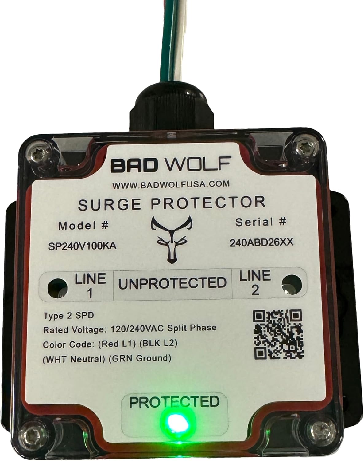 Amazon.com: 100kA Whole House Surge Protector with Overwatch, Split ...
