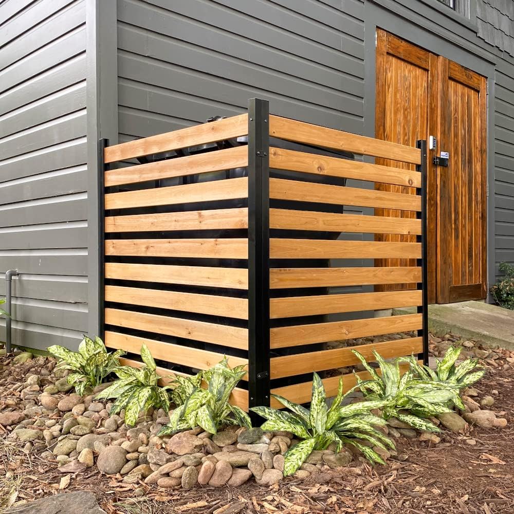 Amazon.com : Flex-Fence, Decorative Versa Fence Louver System, Perfect for Gardens, Patios and ...