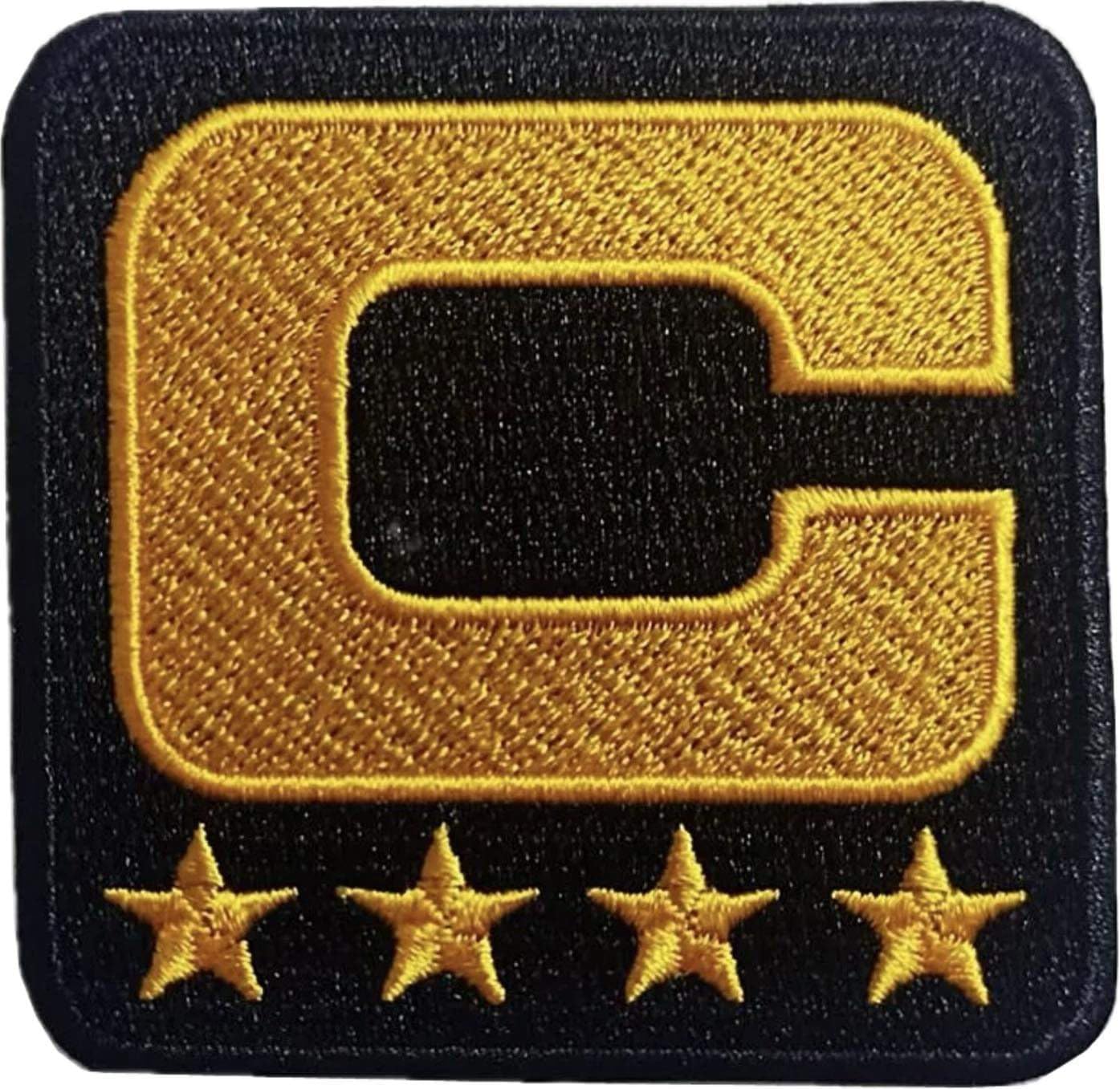 Amazon.com: 2025 Edition - Black Captain C Patch (All Gold) Iron On for ...