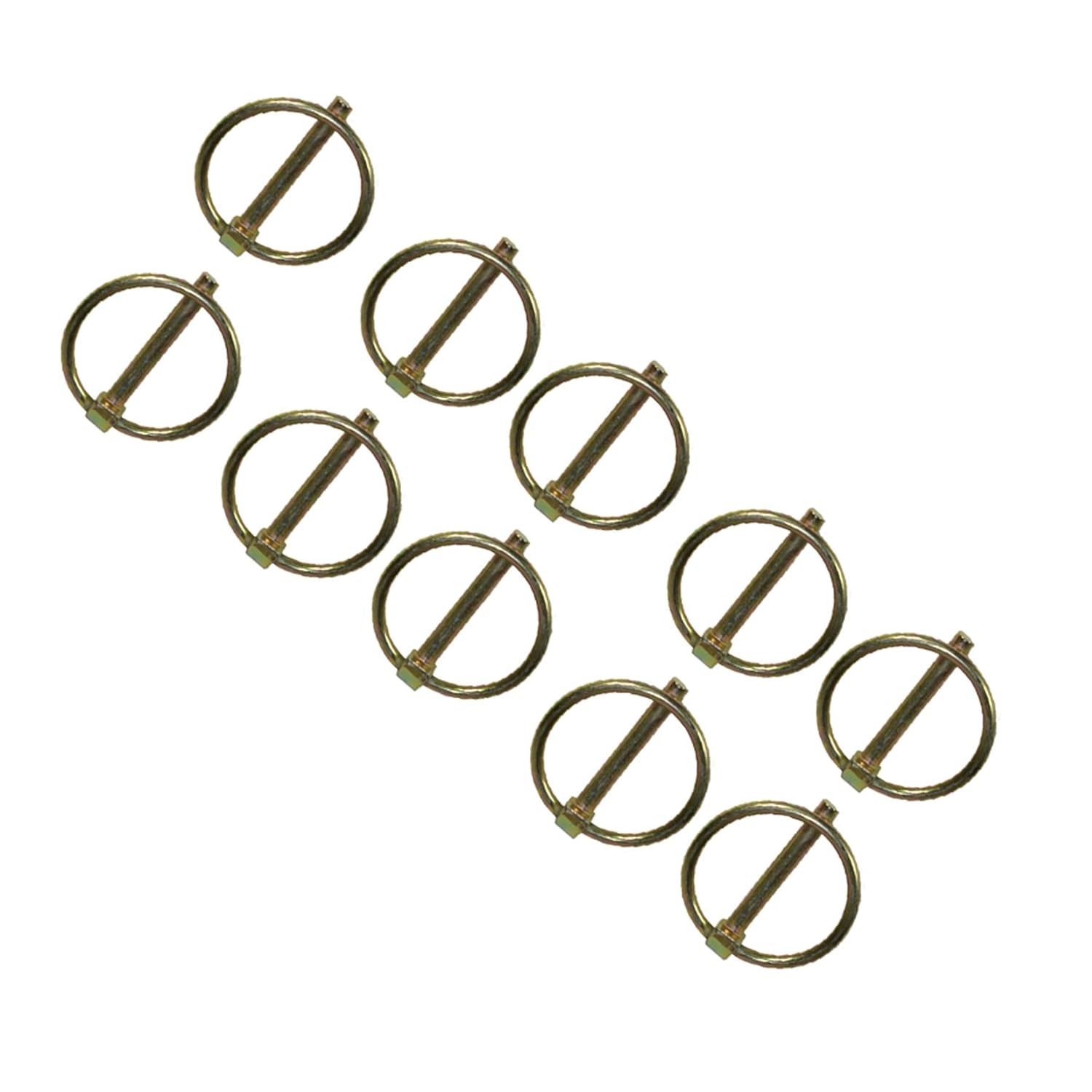 8mm Lynch Pins Clip Clamp (Linchpin) Linkage Locking Pin 10pc Tractor ...