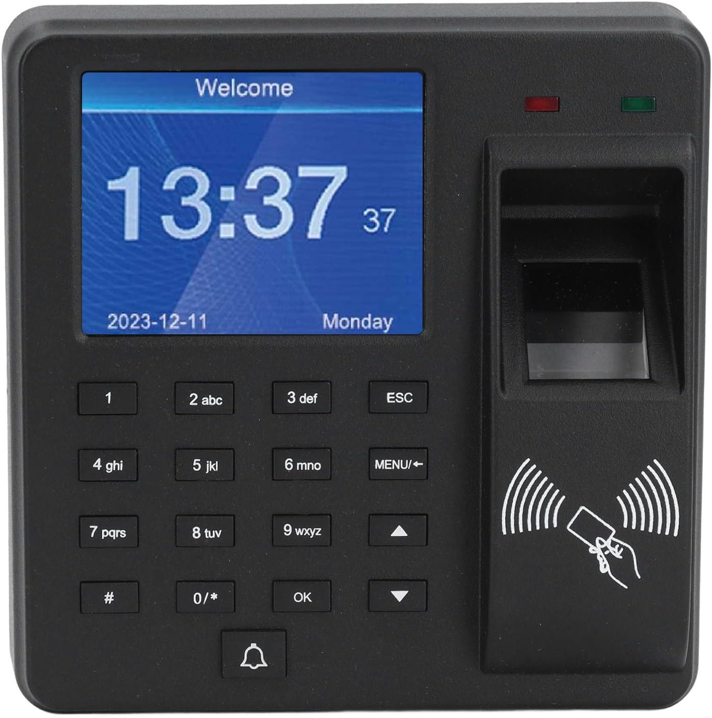 Amazon.com: Asixxsix Fingerprint Attendance Machine, Standalone ...