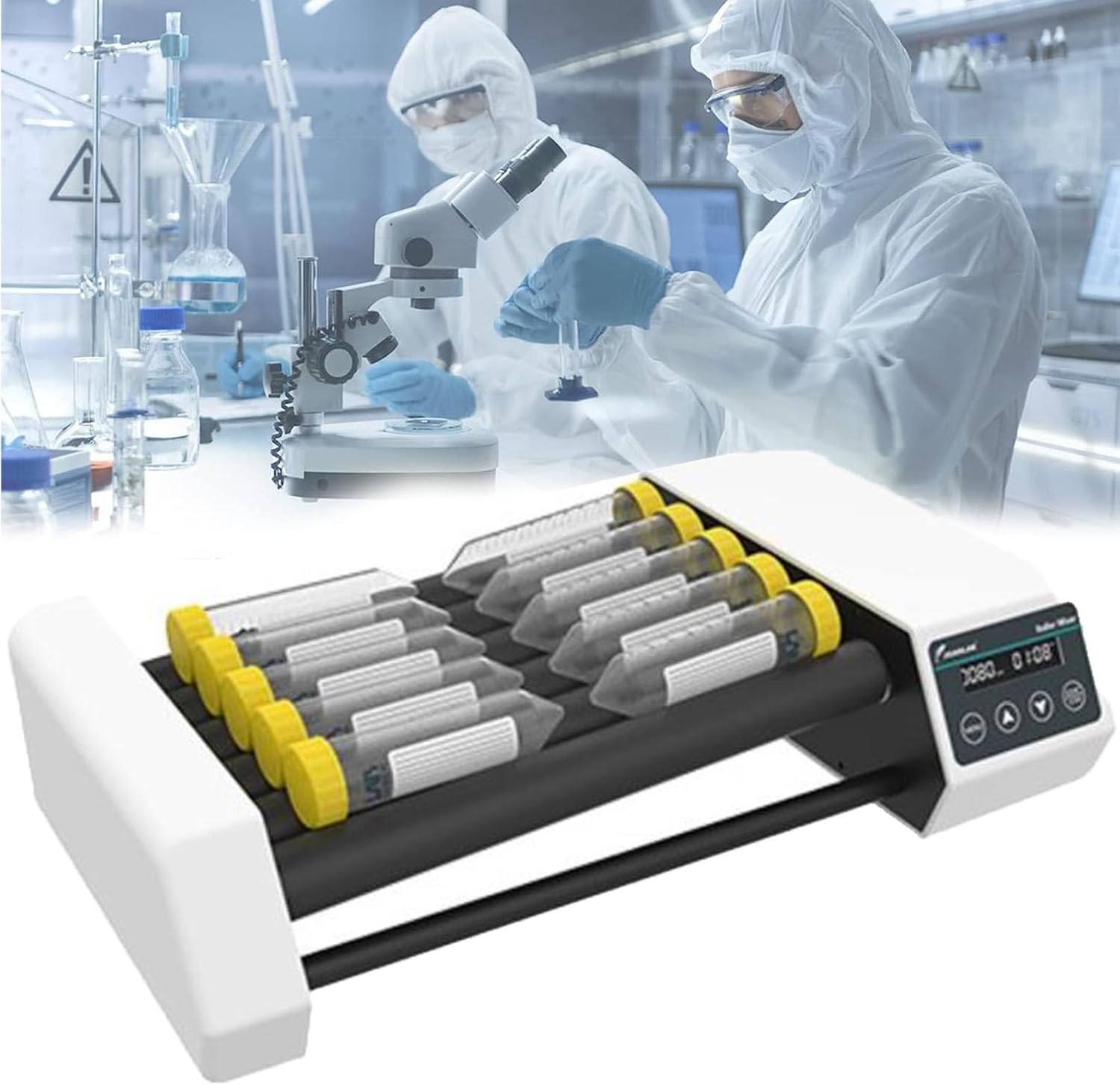 Lab Digital Orbital Shaker, Adjustable Rotating Speed 20-80RPM, LED ...