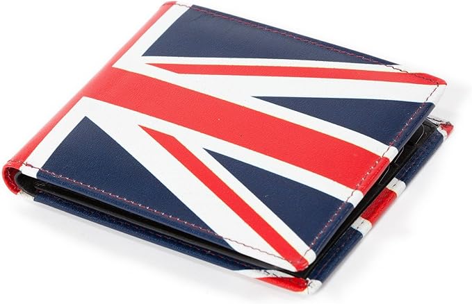 Union Jack Tri-Fold Leather Wallet : Amazon.co.uk: Fashion