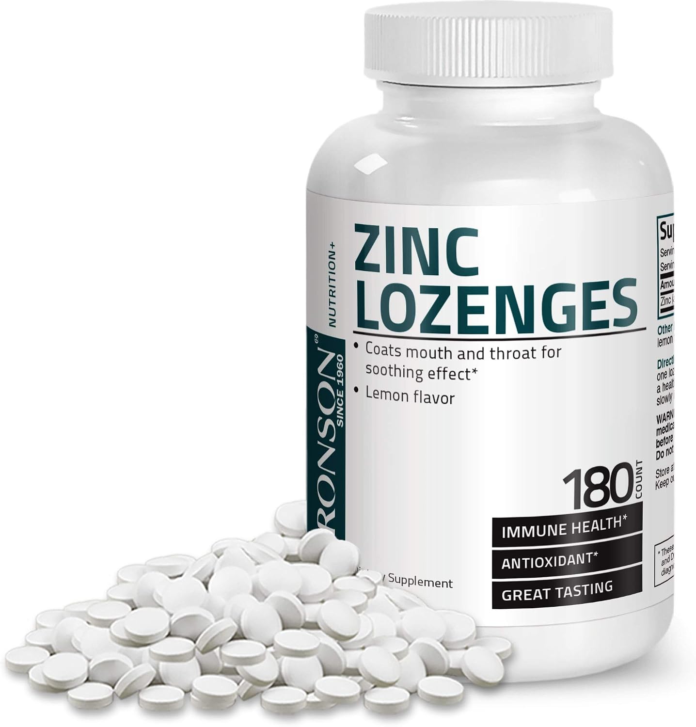 Amazon.com: Bronson Zinc Lozenges Antioxidant & Immune Support ...