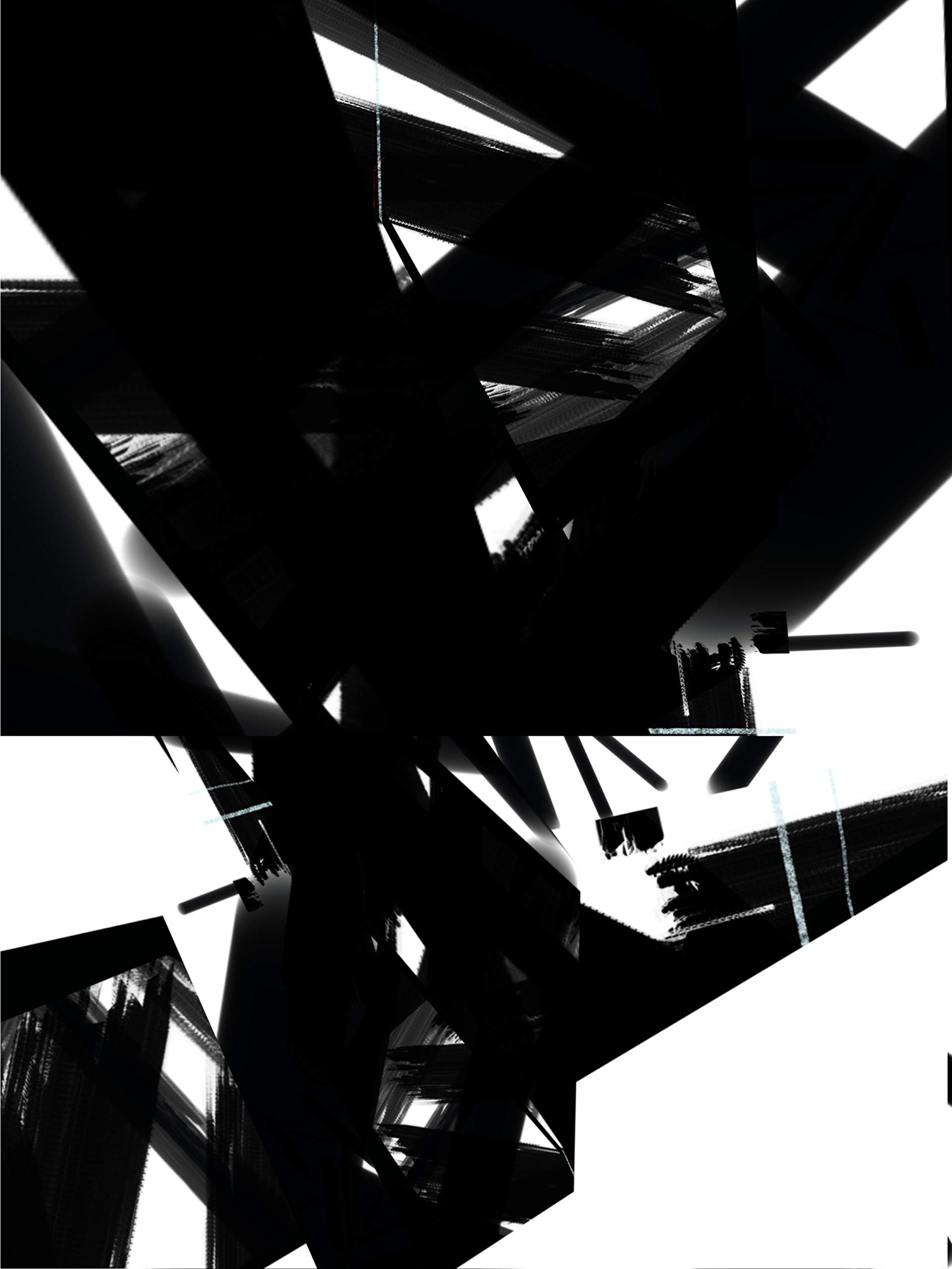 Buy Dos Black BW Calligraphy Fine Art Gliclée Serigraph Print Online at ...