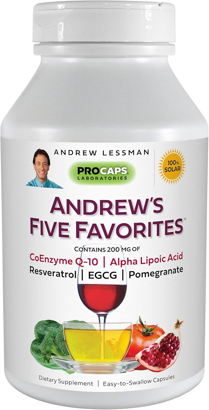 Amazon.com: ANDREW LESSMAN Andrew's Five Favorites 30 Capsules ...