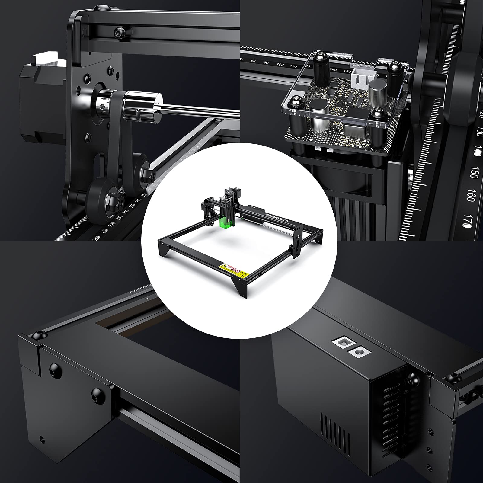 ATOMSTACK A5 Laser Engraver, Laser Engraving Machine, 4.5W-5W Output ...