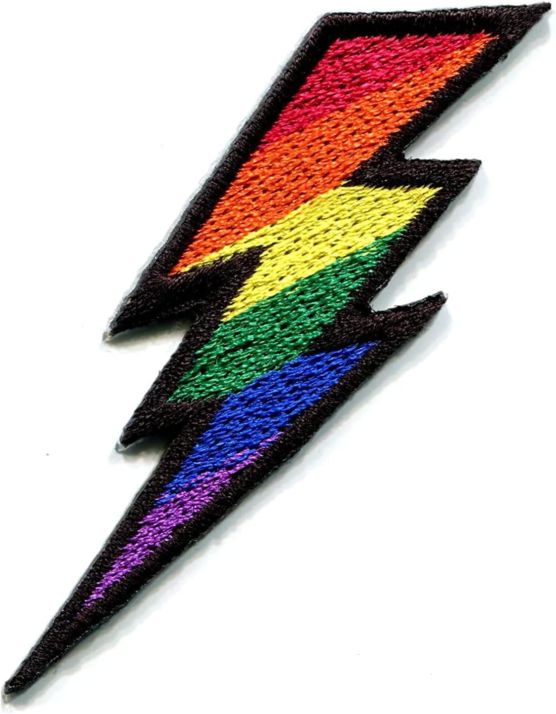 Amazon.com: Embroidered Lightning Patch for Clothes and Accessories ...