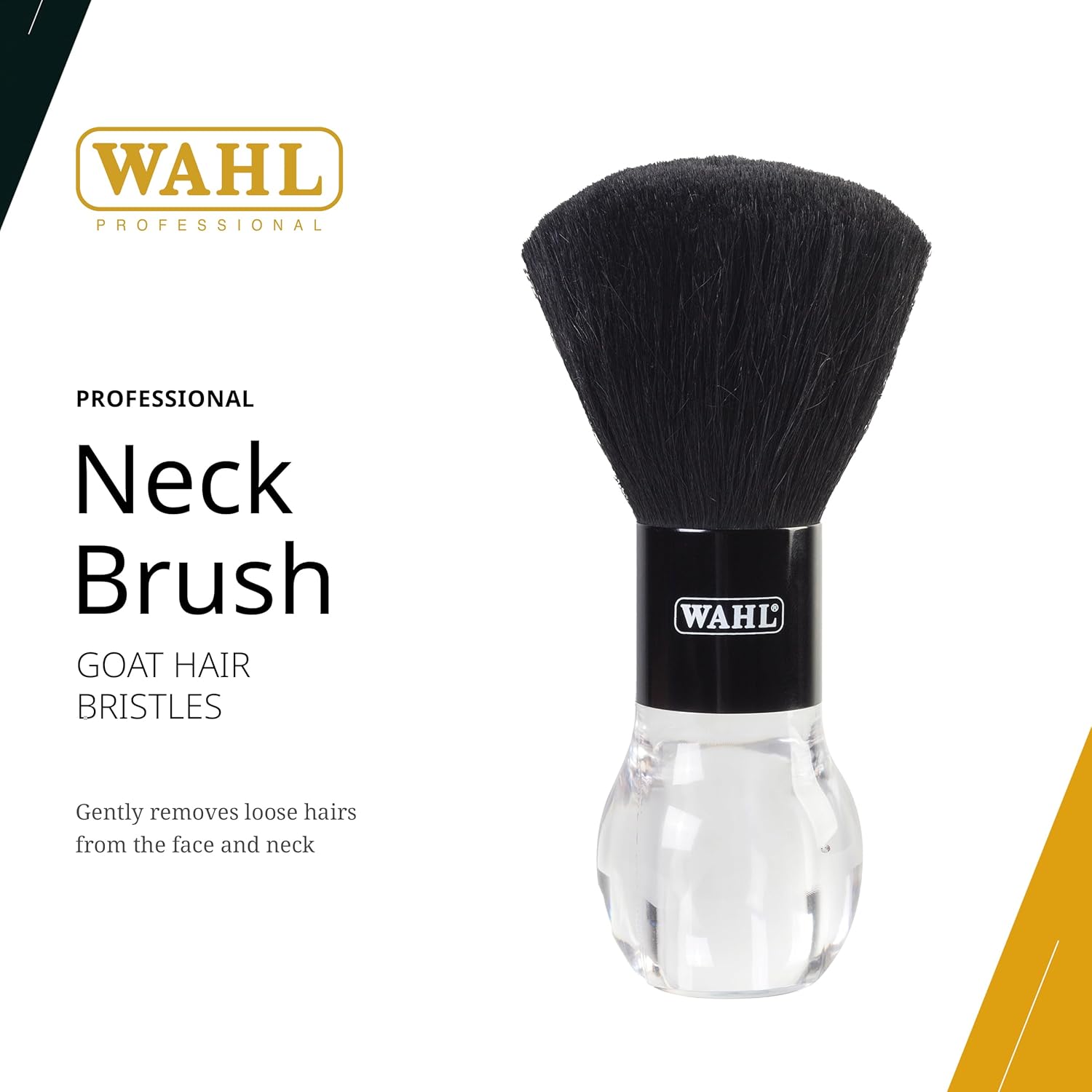 Amazon.com: Wahl Professional Neck Brush With Soft Bristles Ergonomic ...