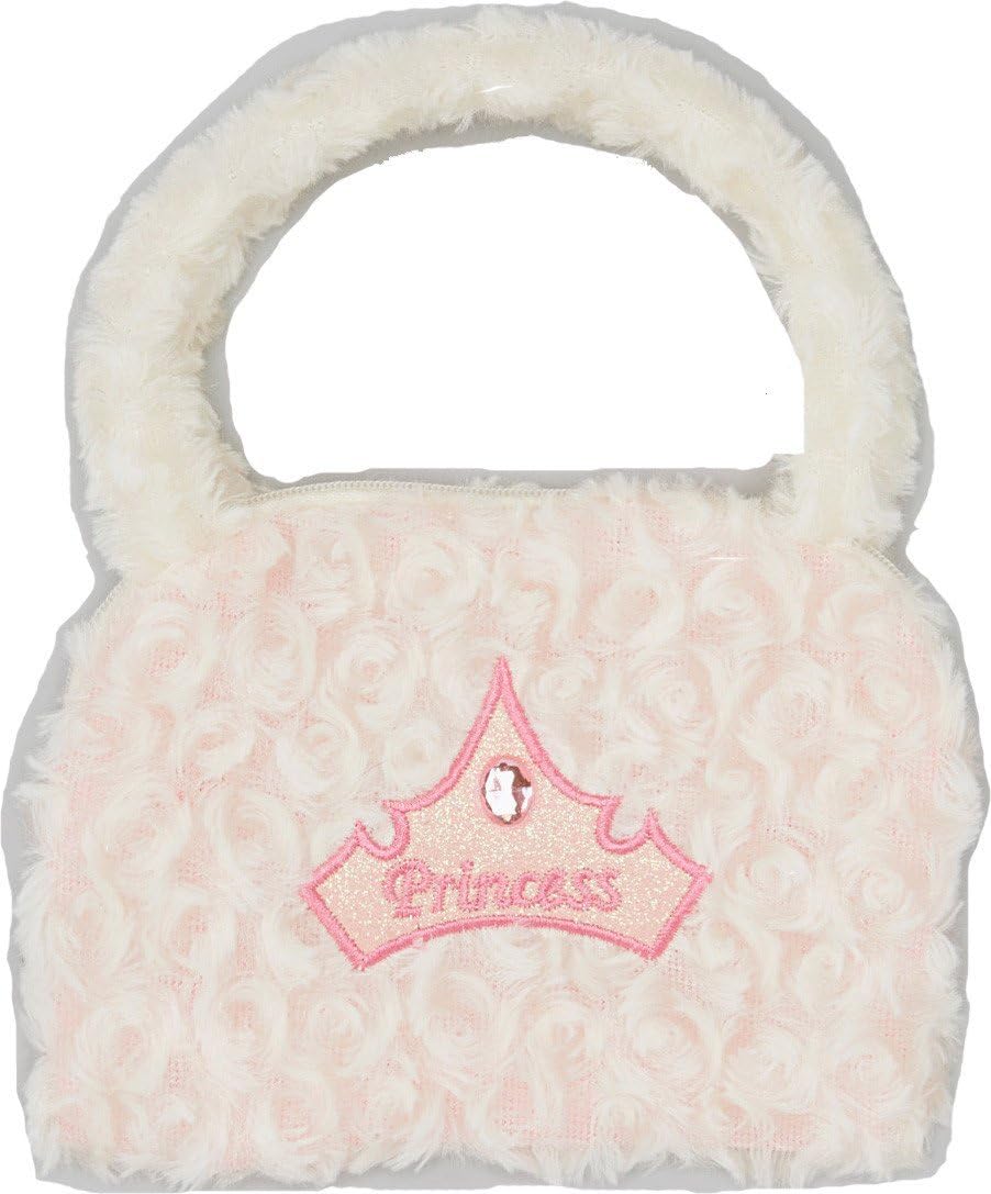 Amazon.com: Wenchoice Girl'S White 'Princess' Plush Purse One Size ...