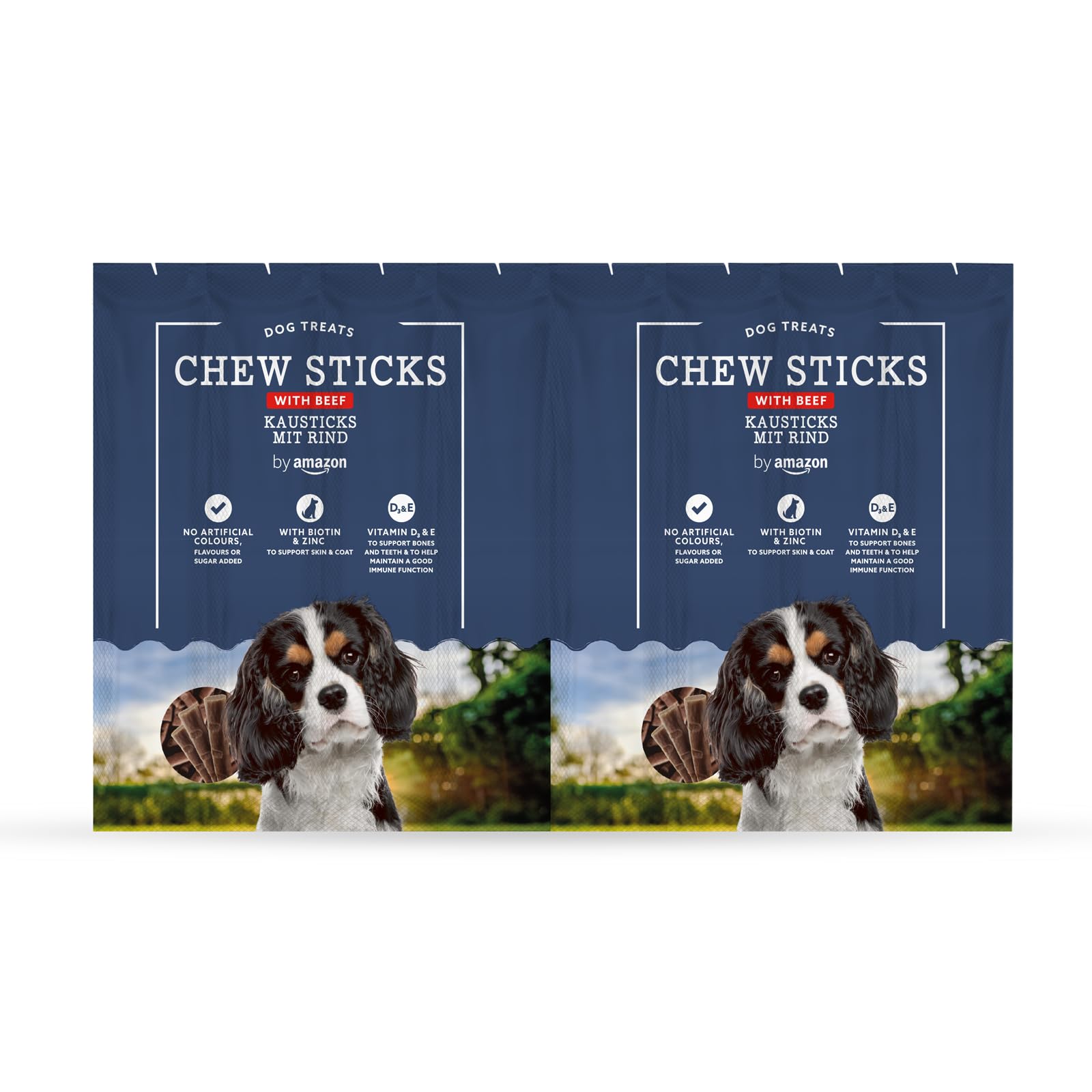 by Amazon Dog Treats - Chew Sticks with Beef, 8x11g (88g) : Amazon.co ...