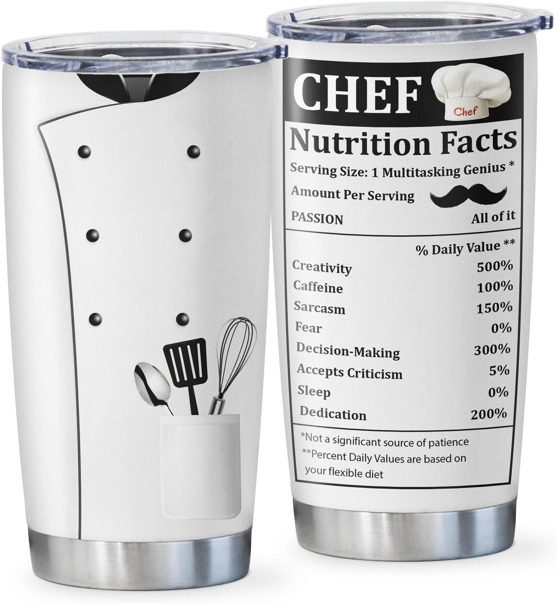 Amazon.com | Vuxoye Chef Gifts Tumbler 20oz, Chef Gifts for Men Women, Birthday Gifts for Chefs ...
