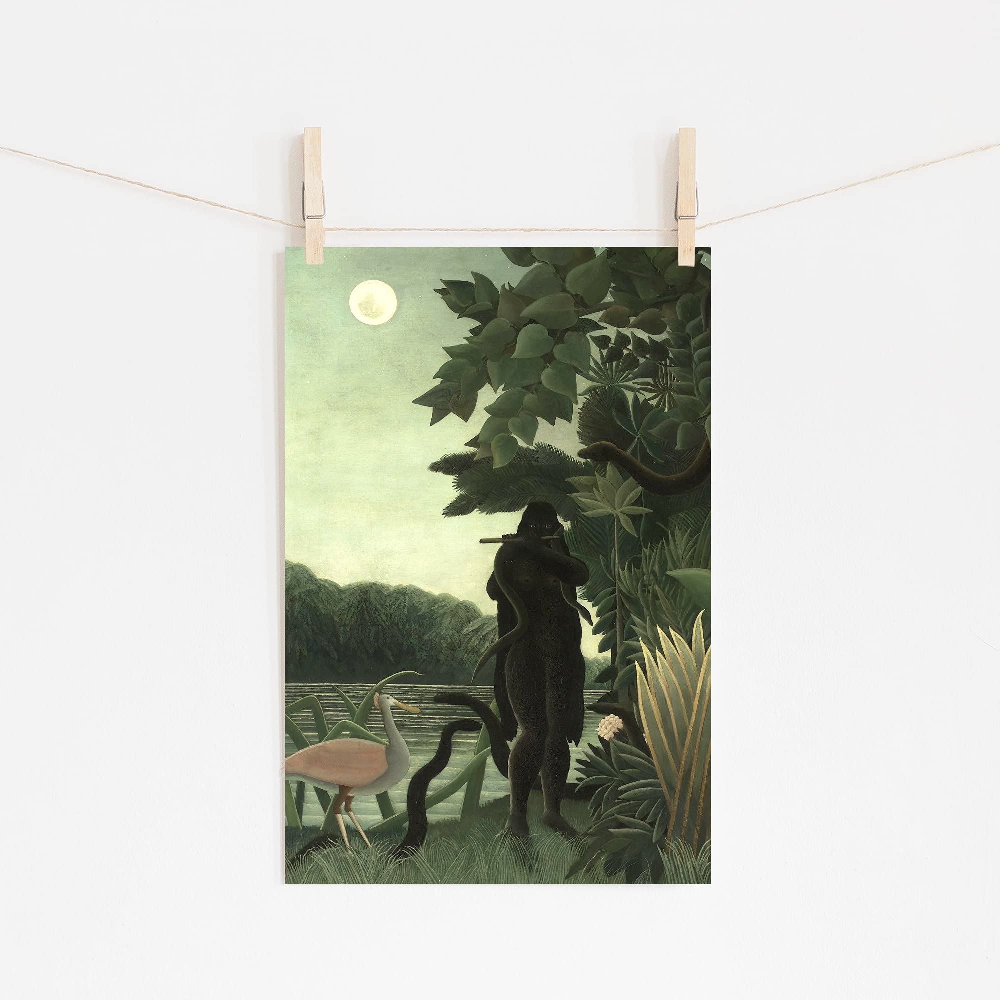 Henri Rousseau Charmer Nathair Henri Rousseau The Customsman: Life And