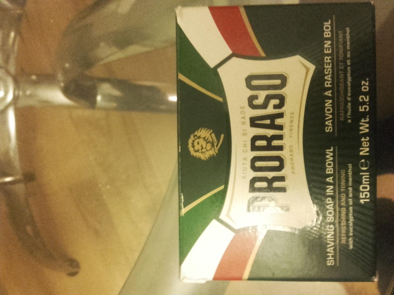 Proraso Shaving Soap in a Bowl, 150ml, Refreshing and Toning Shaving ...