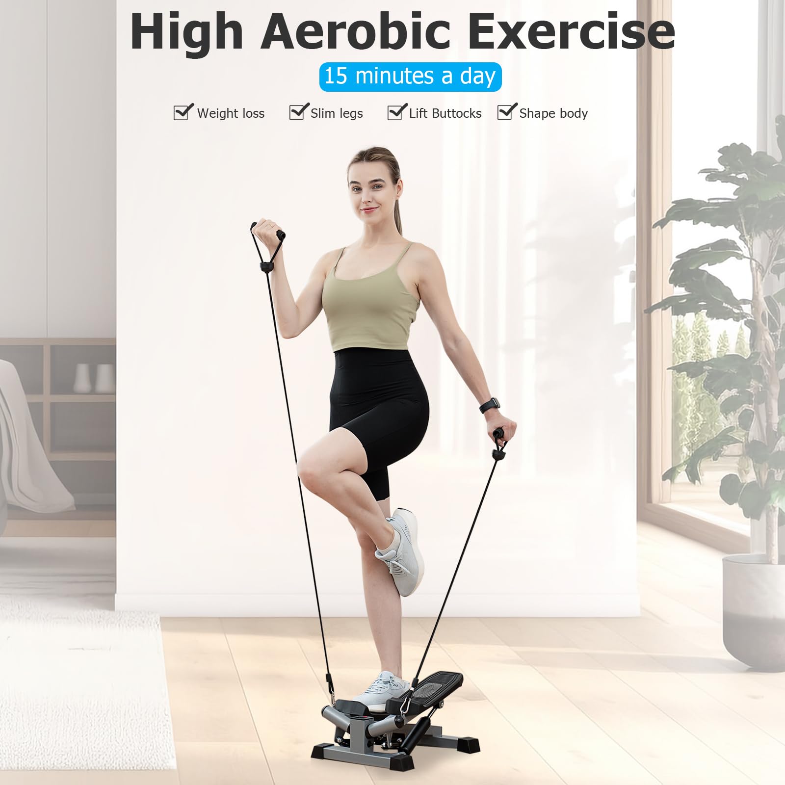 Snapklik.com : BESVIL Stair Steppers For Exercise, Steppers For ...