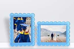 Amazon.com - GRAHAM DESIGN 5x7 Scalloped Photo Frames with Magnetic ...