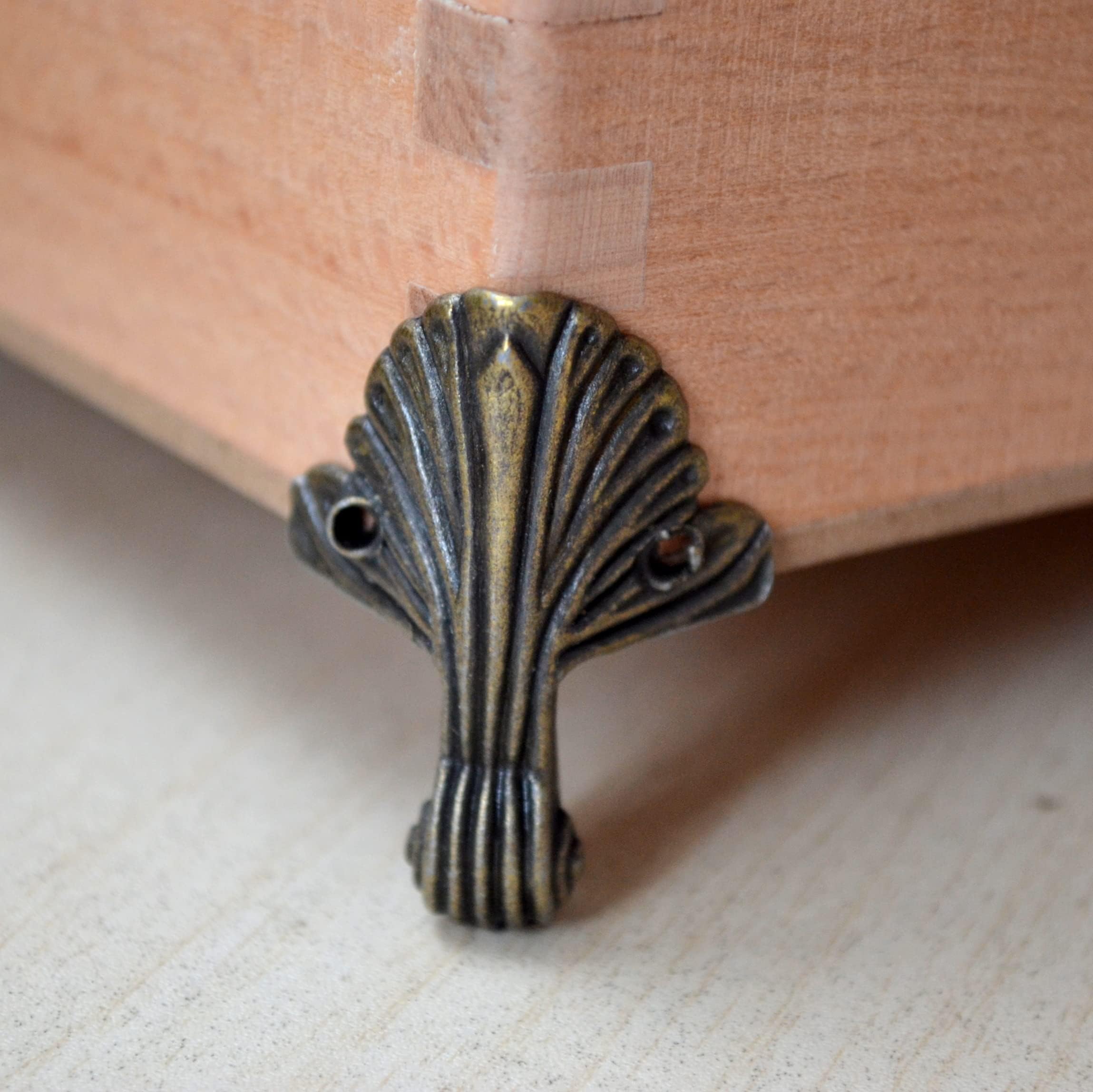 Amazon.com: Walfront 4Pcs Furniture Legs Antique Jewelry Chest Meuble ...