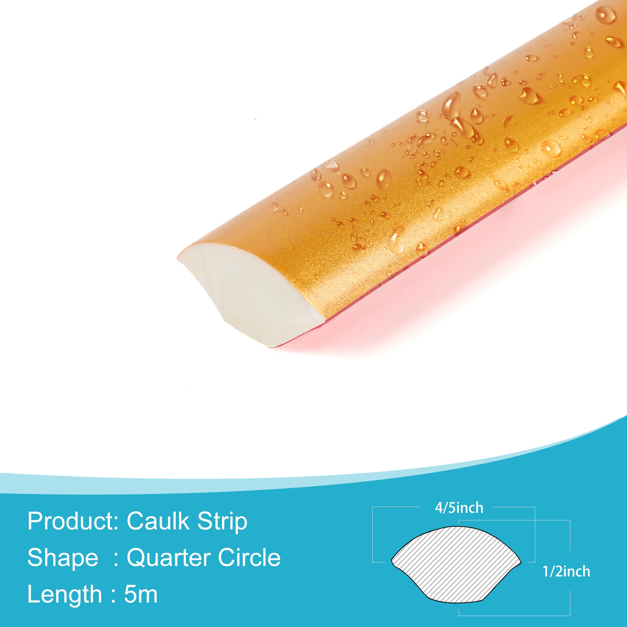 Snapklik.com : Fubeasi Flexible Quarter Round Molding Self Adhesive, 16 ...