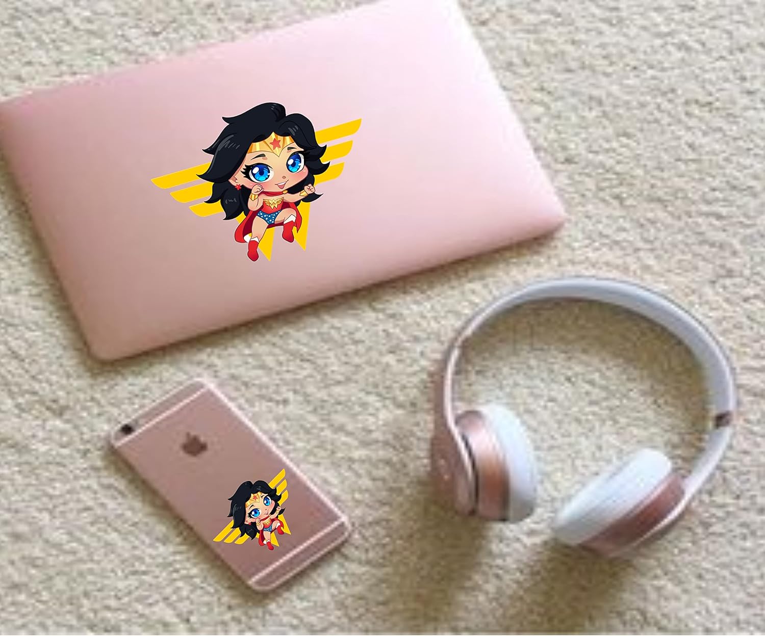 Una calcomanía de tamaño perfecto para mujer, calcomanía de maravilla ...