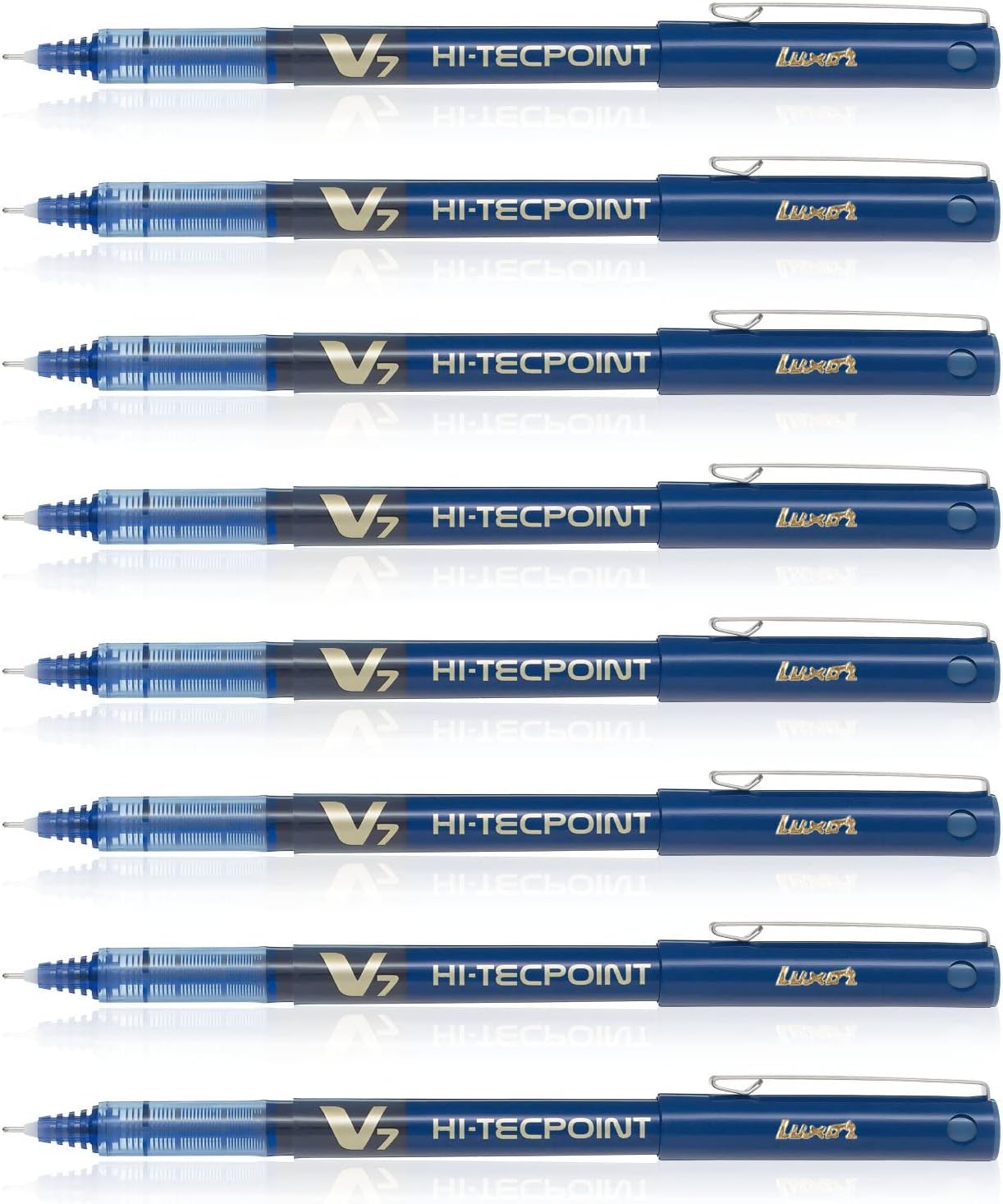 Amazon.com: Pilot Hi-Techpoint 05 Super Value Pen - Pack of 3, Blue ...