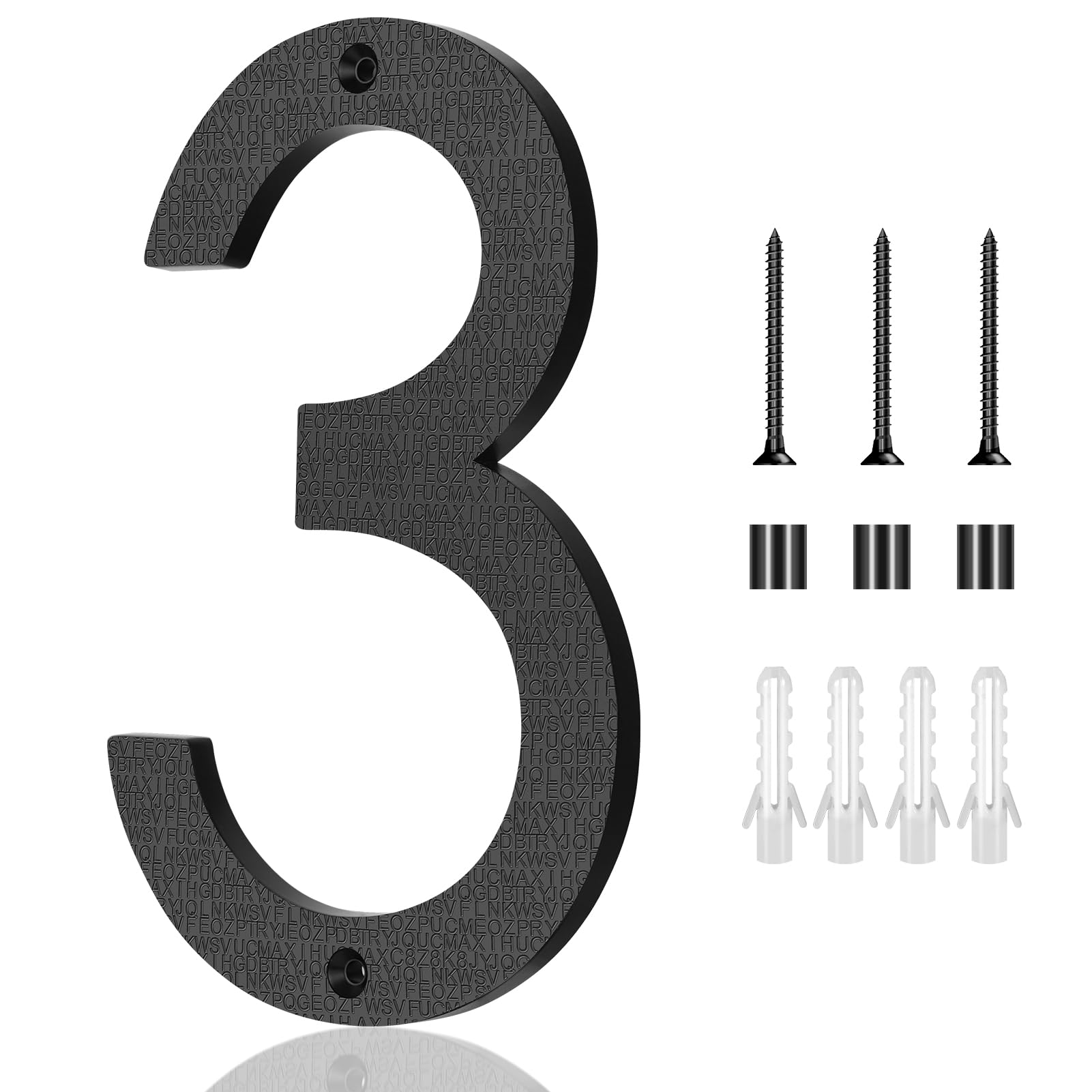 Amazon.com: 8 Inch House Numbers, Large Plastic Modern House Numbers ...