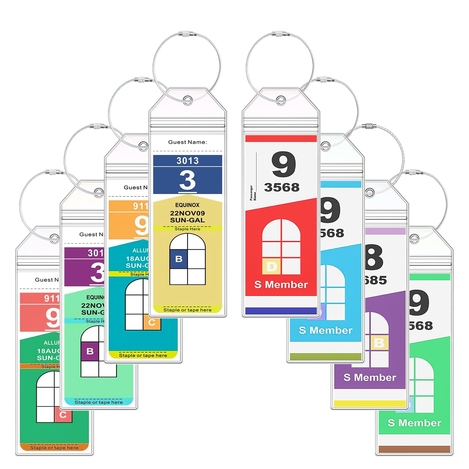 Amazon.com: Cruise Luggage Tags, NTONPOWER Cruise Tags Holders with ...