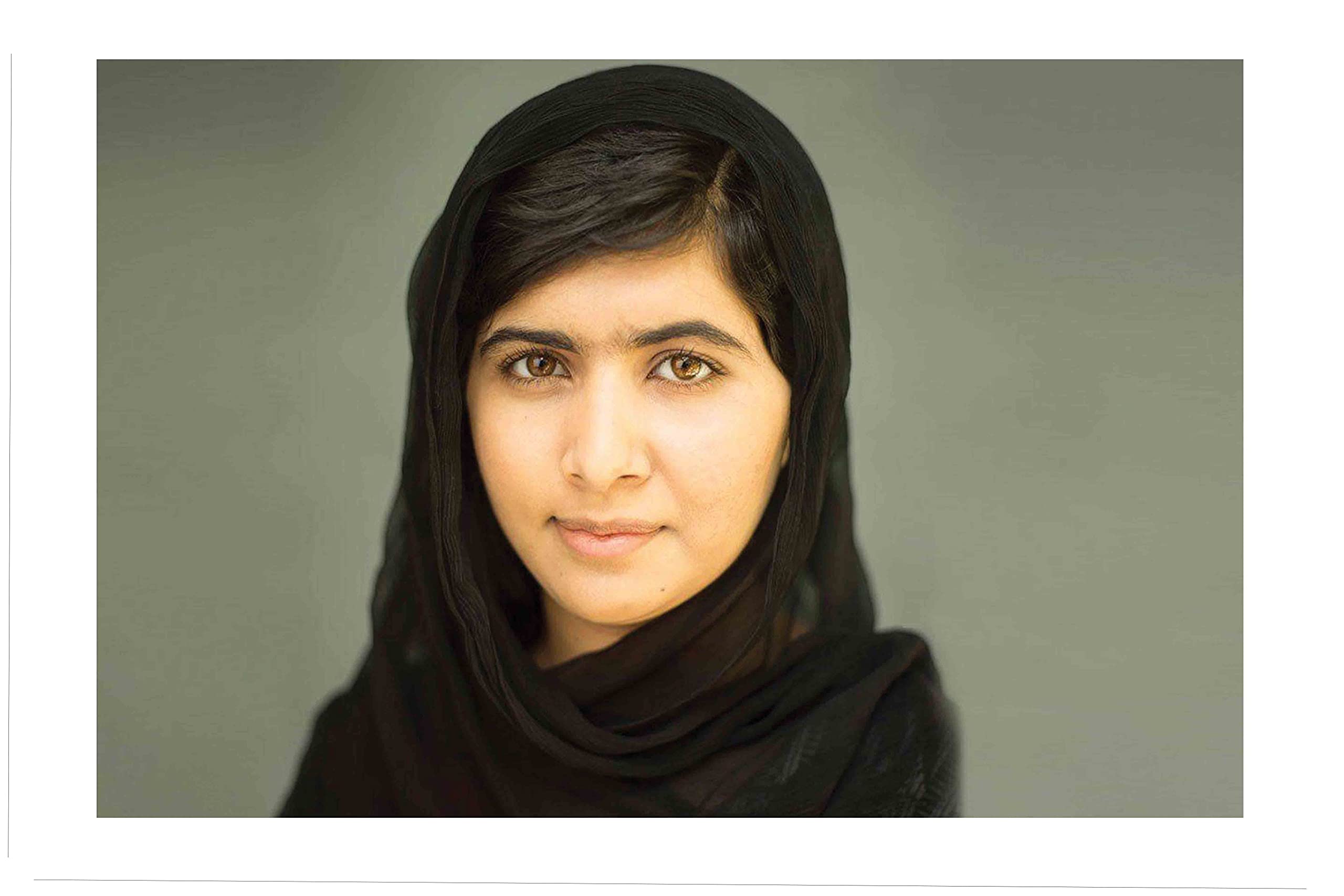 Buy Yellow Alley Female Activist Malala Yousafzai Wall Poster|Poster ...