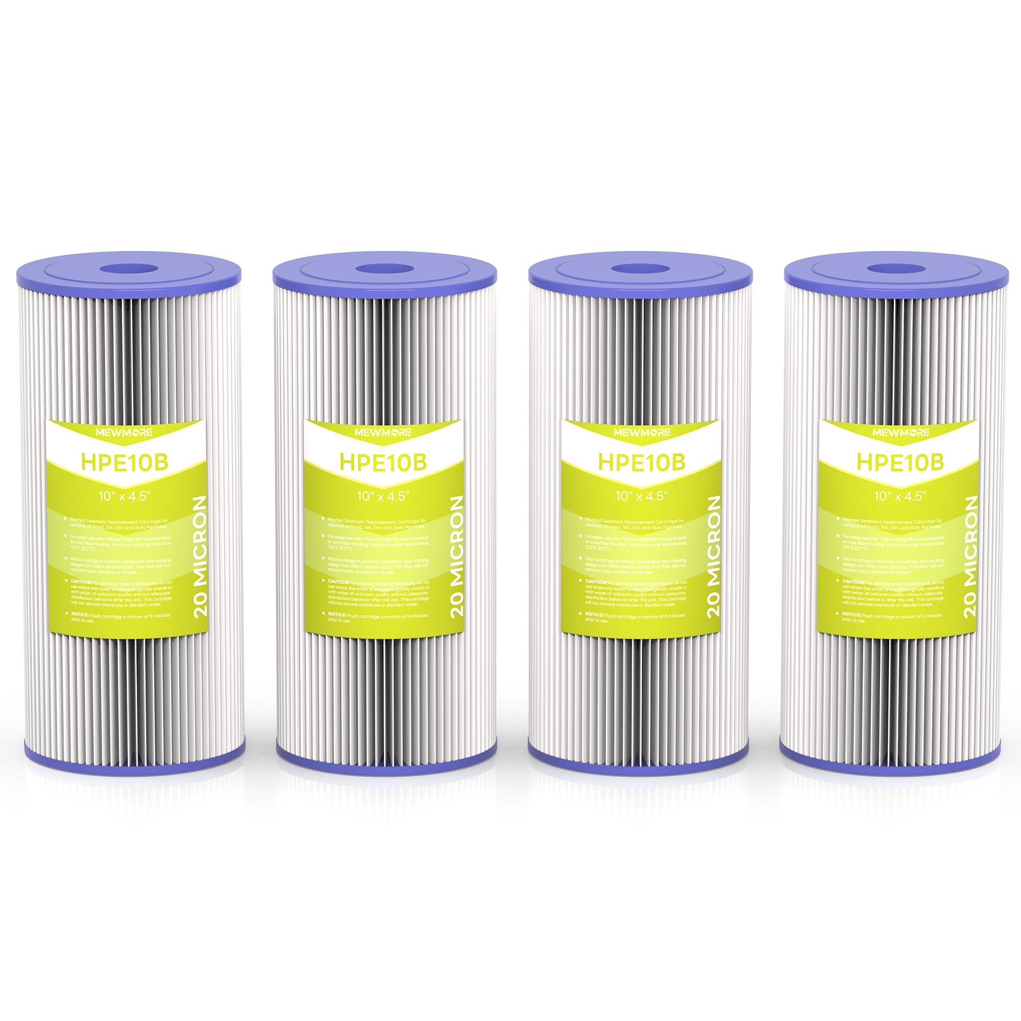 Amazon.com: MewMore 20 Micron Whole House Water Filter Cartridge ...