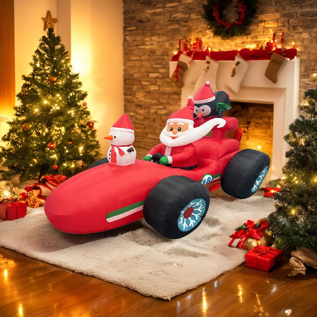 Amazon.com: Super Big Christmas Inflatable,Inflatable Santa Claus ...