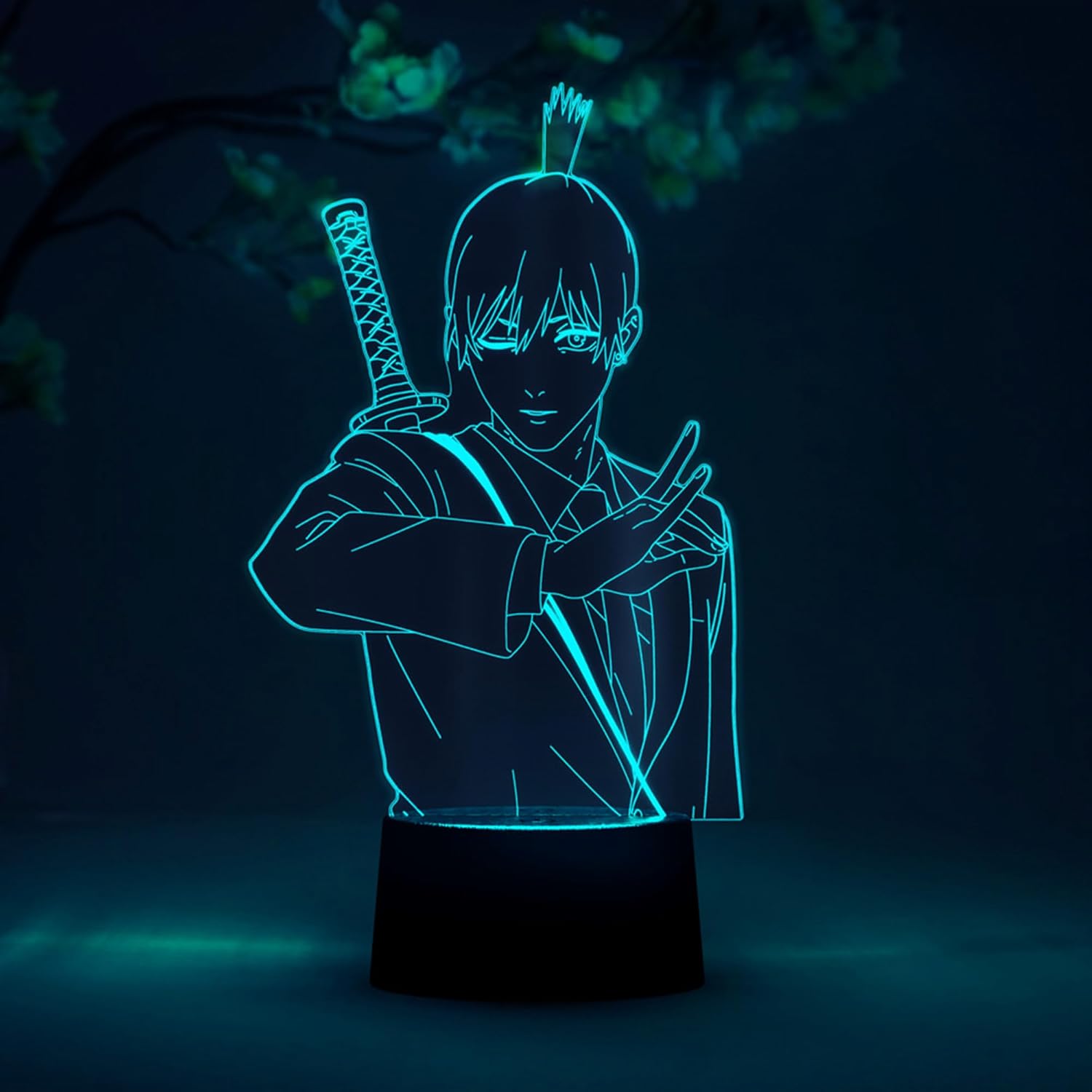 Otaku Lamps AKI Chainsaw Man – Anime Lamp Figure Night Light, 16 Color ...